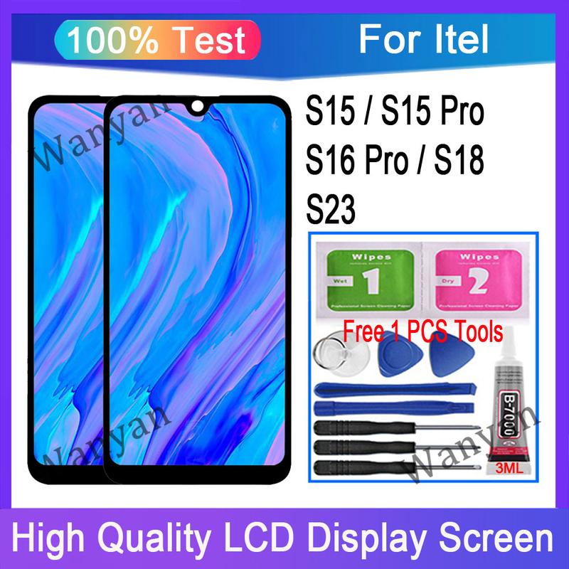New Display For Itel S15 S15 Pro S16 Pro S18 S23 LCD Touch Screen ...