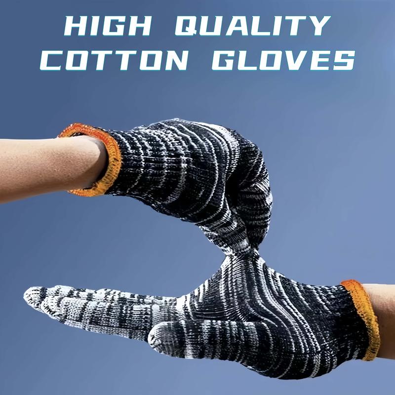 Cotton Yarn Glove Thickening Enlarge Nylon Thread Glove Wear - TikTok ...