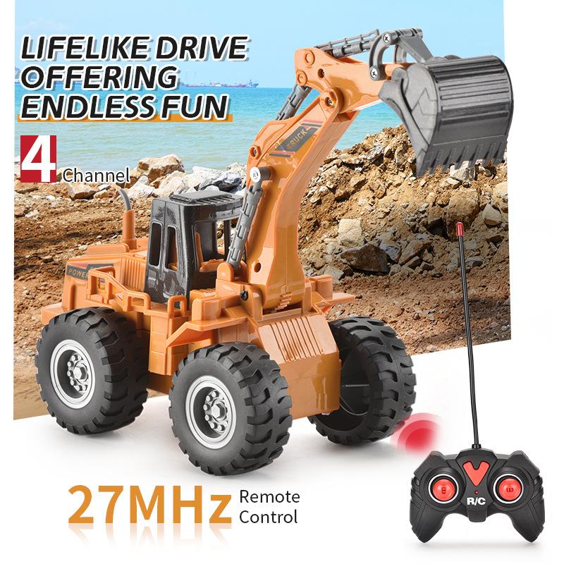 Remote Control Bulldozer / Excavator Truck Alloy Rechargeabl - TikTok ...