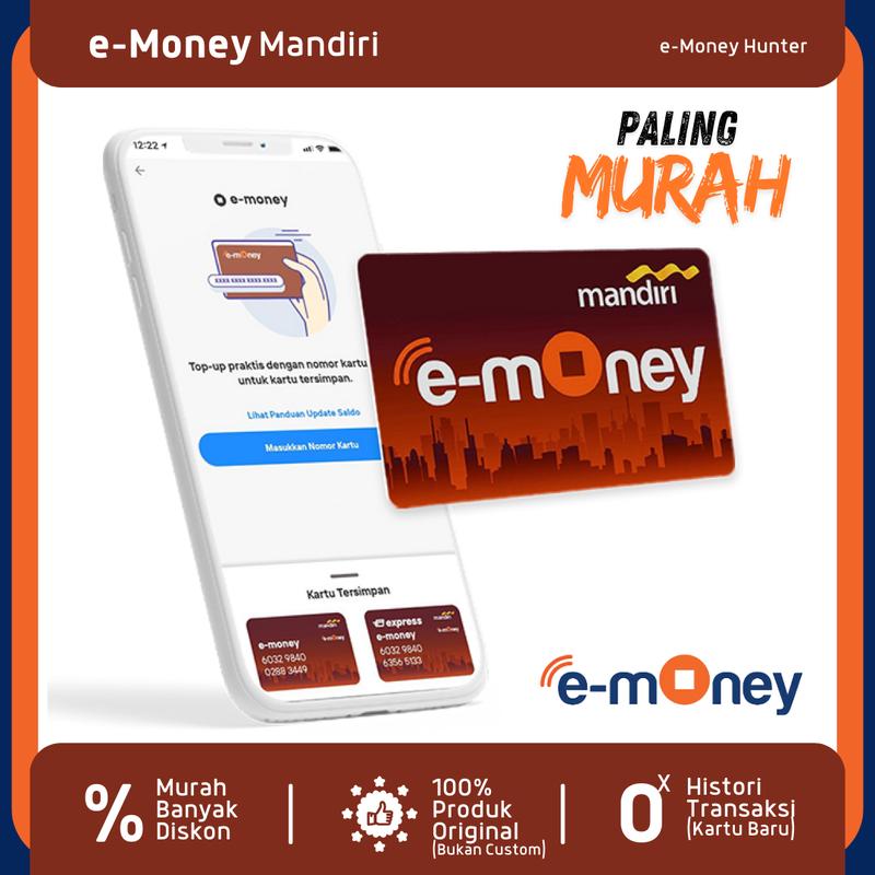 PALING MURAH! e-Money Mandiri New Berbagai Desain eMoney eToll - Shop ...