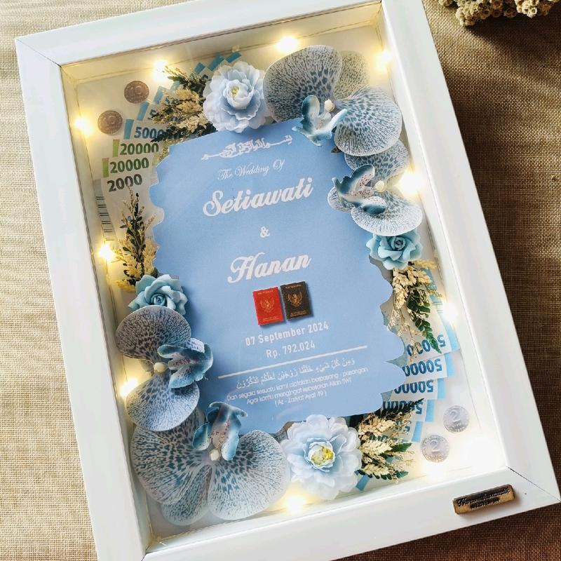 Frame Mahar Pernikahan Sketsa 25x35 - Shop | Tokopedia