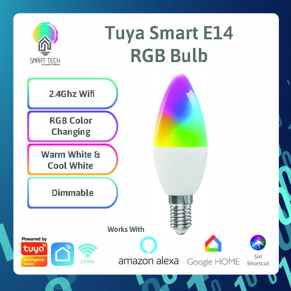 (Local Stock) Smart Bulb / WiFi Bulb / Tuya Smart Bulb / E14 - TikTok ...