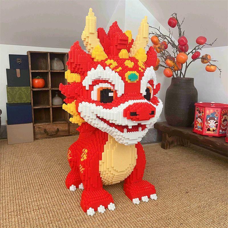 Flame Dragon Building block #ready stock# - TikTok Shop Malaysia