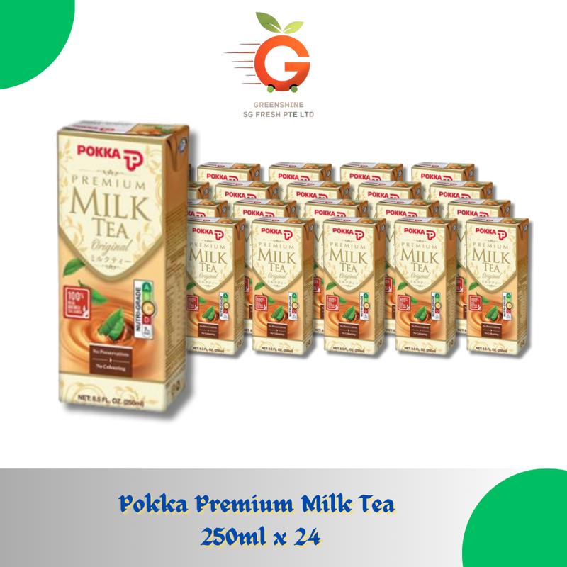 Pokka premium milk tea 250ml x 24 - TikTok Shop Singapore