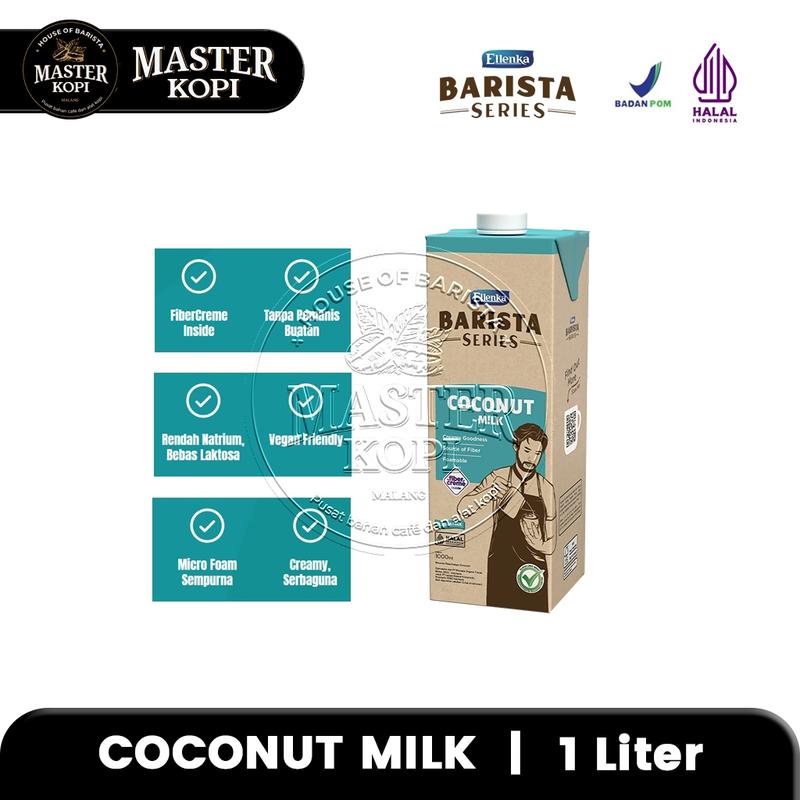 Barista Coconut Milk ELLENKA Susu Nabati Bebas Laktosa - 1 Liter - Shop ...