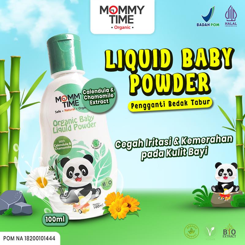 Mommy Time Lotion Bayi Organic Baby Lotion Liquid Powder Tal - Shop ...