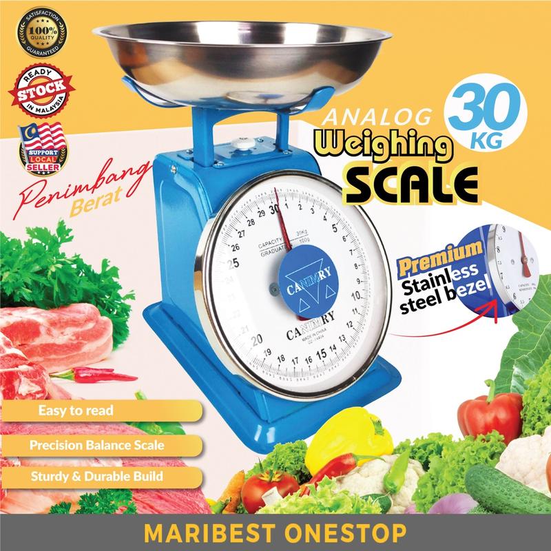 30kg PENIMBANG Analog Weighing Scale Commercial Kitchen Spring - TikTok ...
