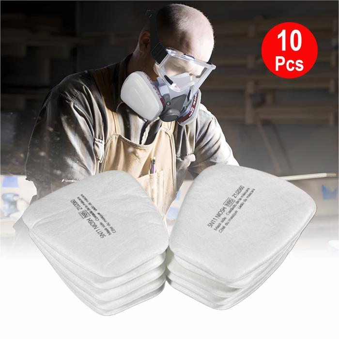 Promo 10pcs Refill Filter Masker Gas Respirator 5N11 KN95 6200 - Kapas ...