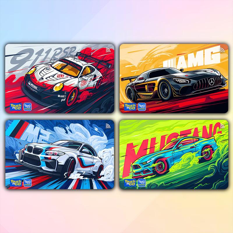 Supercars - Sticker Card Touch n Go TnG Card Skincard Cover - TikTok ...