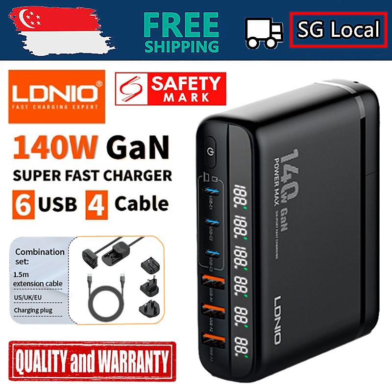 Local Delivery - LDNIO 140W GaN Charger Type-C PD Fast Charger - TikTok ...