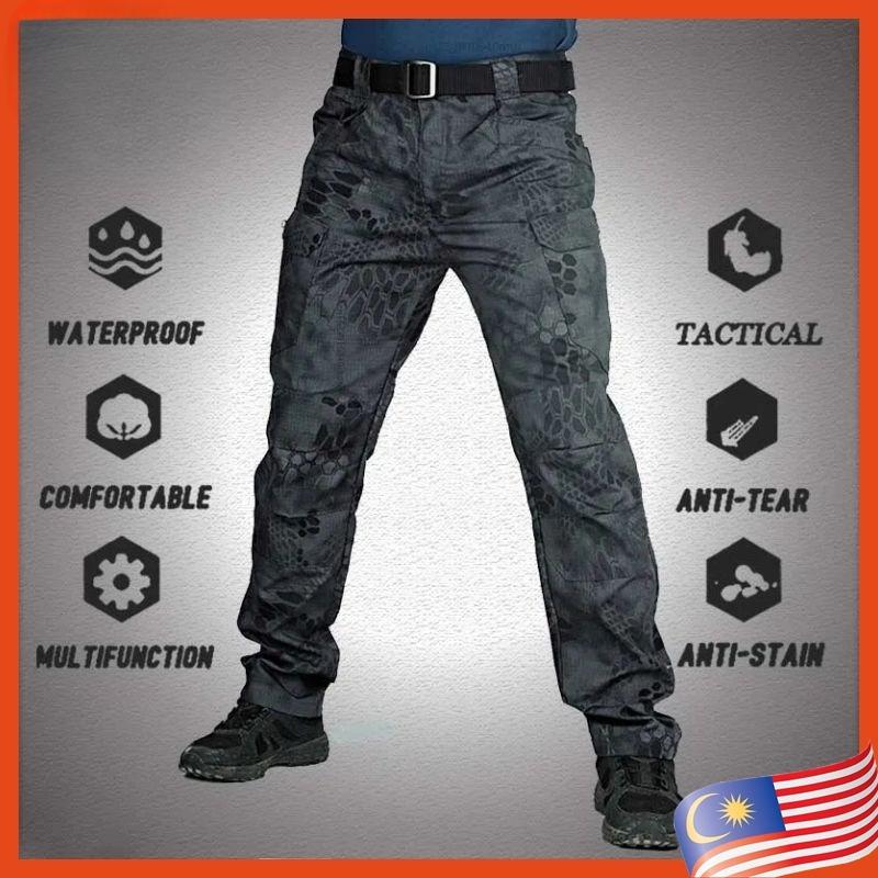 Outdoor Camouflage Men'S Cargo Pants Tactical Pants Slim Fit - TikTok Shop Malaysia