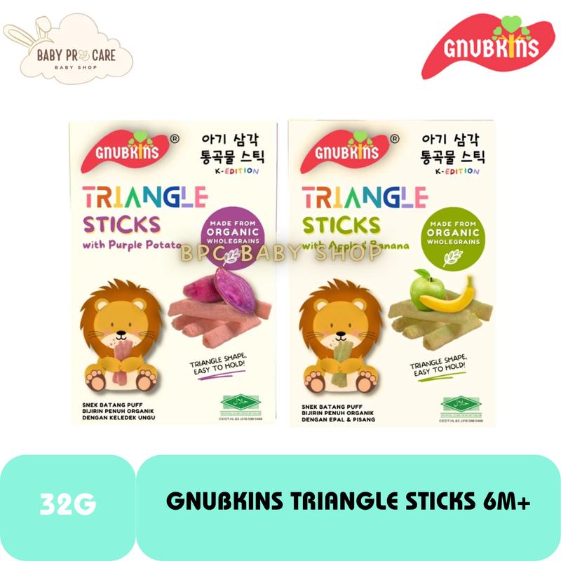 GNUBKINS Triangle Sticks 32g (6m+) - TikTok Shop Malaysia