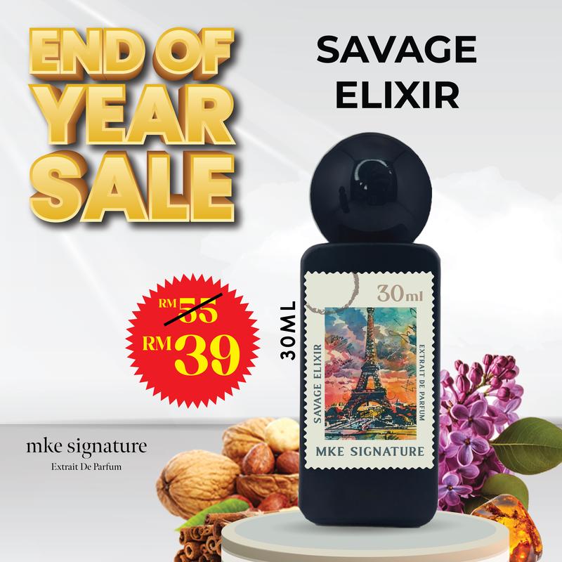 SAVAGE ELIXIR by MKE SIGNATURE Perfume 30ml Extrait de Parfum - TikTok ...