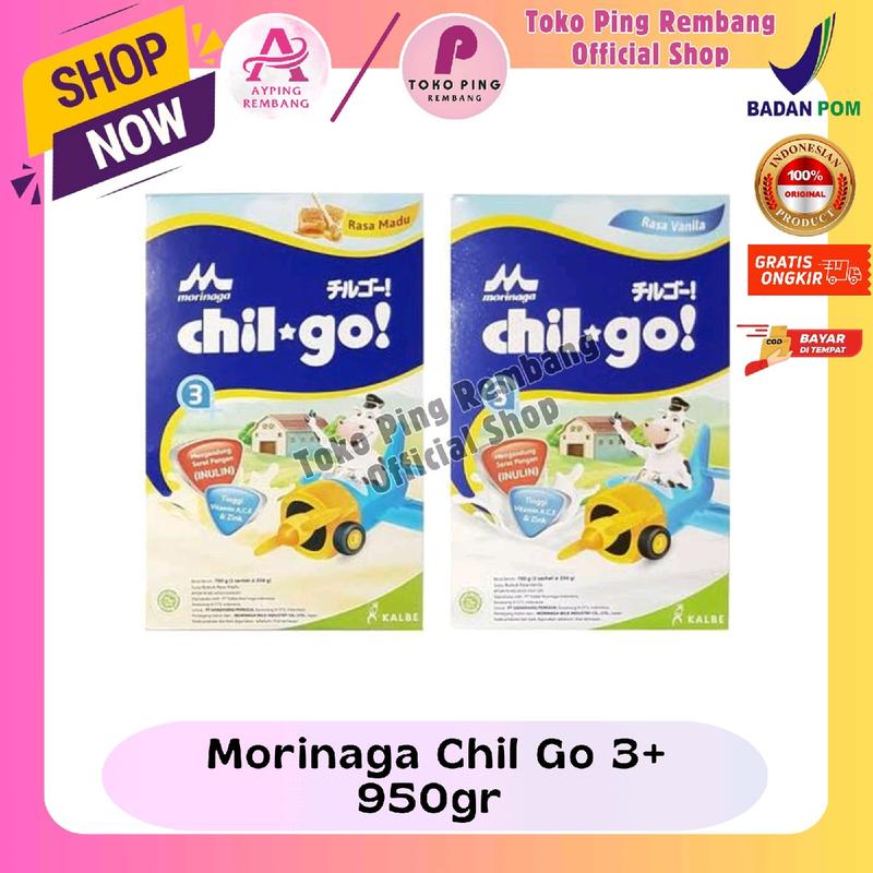 Morinaga Chil Go 3+ 950gr. Beli 1 pcs harga grosir, tutup kemasan ...