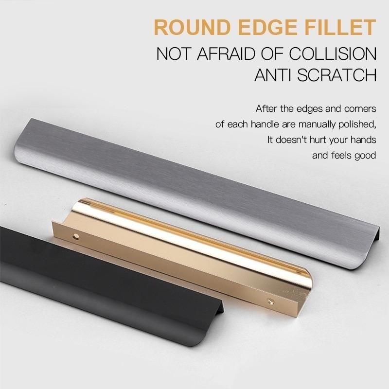 ready stock black brass gold modern grey pull l shape drawer cabinet ...