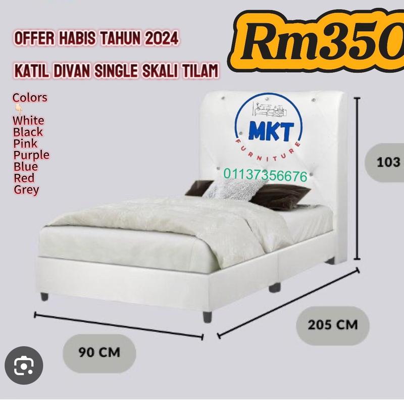 Katil divan single ,queen, super single ,king - TikTok Shop Malaysia
