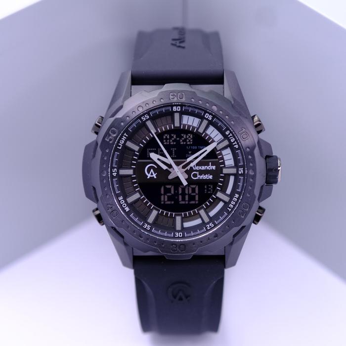 Jual Jam Tangan Analog Digital Alexandre Christie Original AC9370 ...