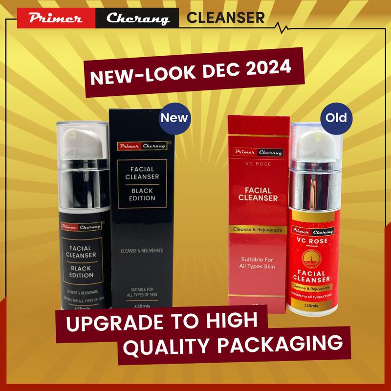 PRIMER CHERANG FACIAL CLEANSER BLACK EDITION - For All SKin Type ...
