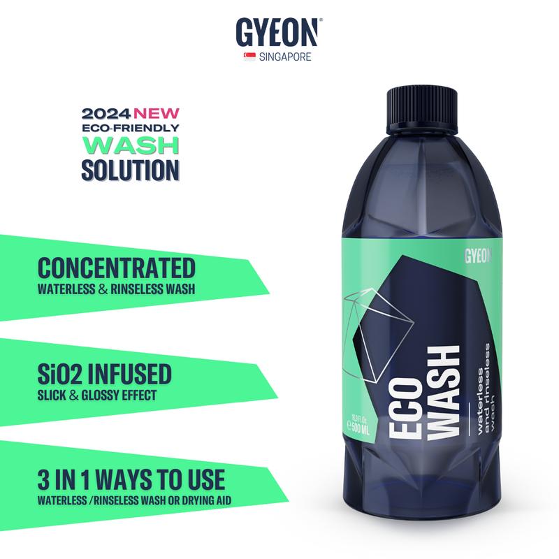 GYEON Q²M EcoWash 500ml - Concentrated Car Care Si02 Infused 3 in 1 ...