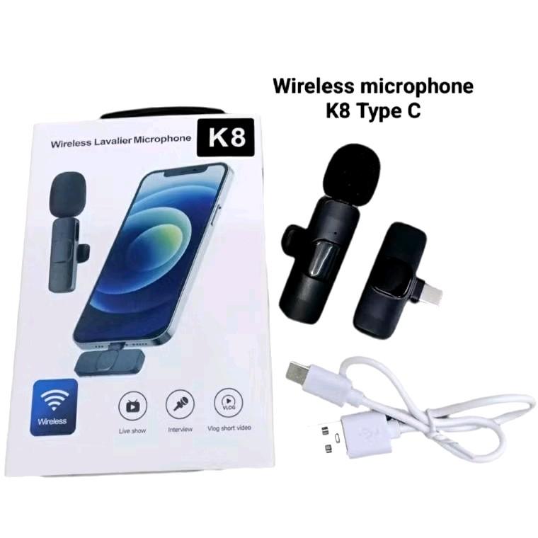 Mic Klip On Wireless Nirkabel Portabel Tipe C Mikrofon Microphone ...