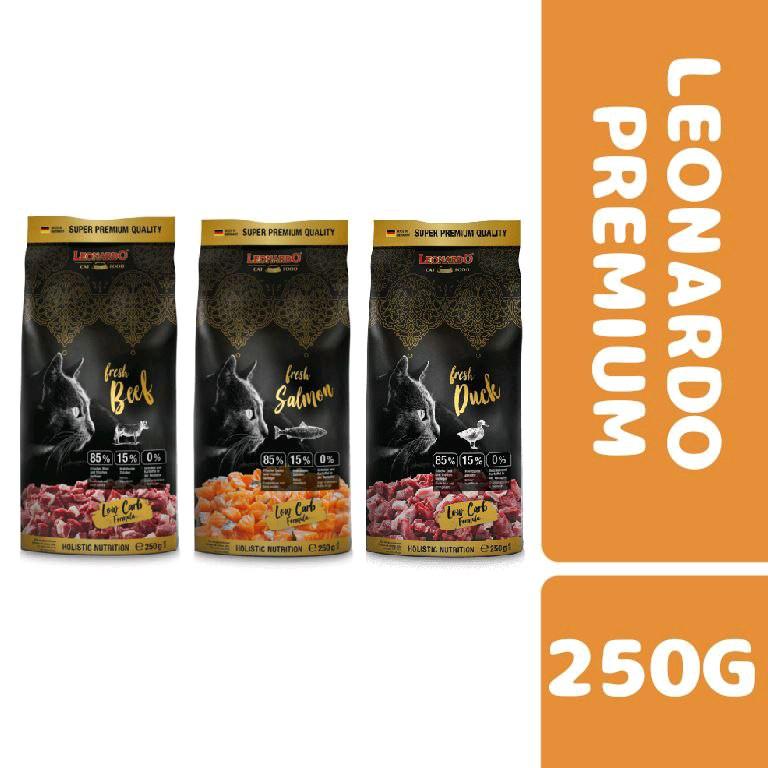 Leonardo Fresh Line Cat Dry Food (Holistic) Fresh Beef / Salmon/Duck ...
