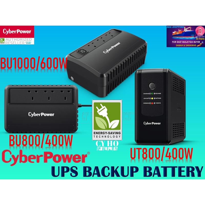 Cyberpower BU800E & UT800E 800VA 400W/BU1000E 1000VA 600W UP - TikTok ...