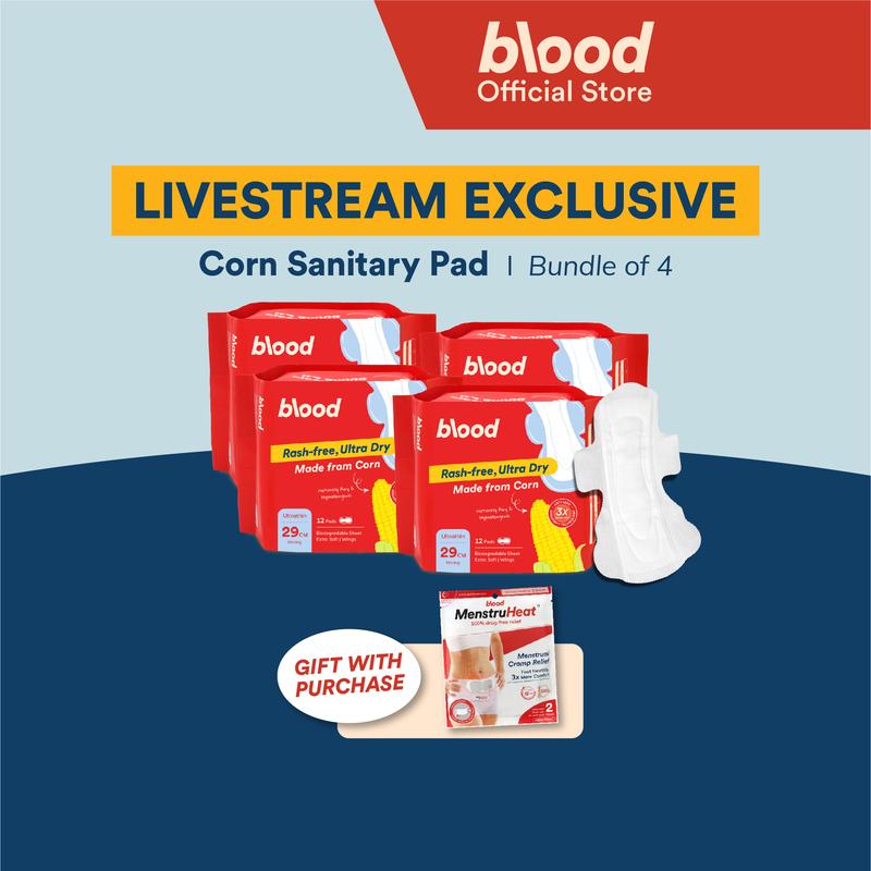 [Livestream Exclusive] Blood Corn Sanitary Pad | Bundle of 4 - TikTok ...