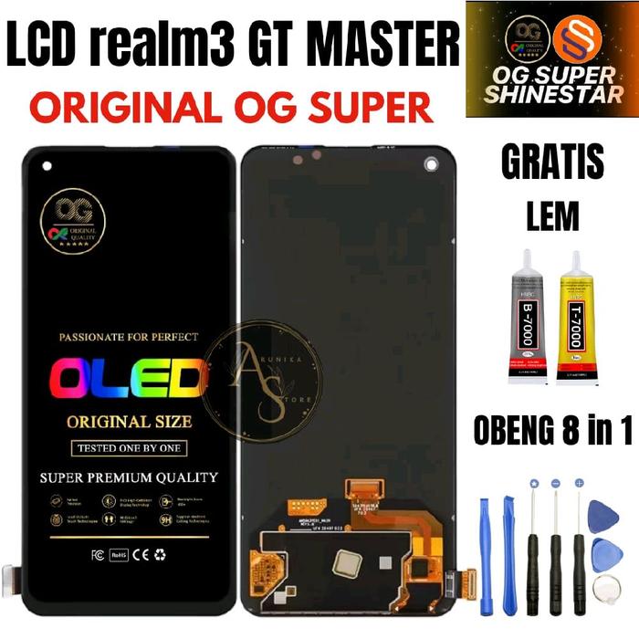 Promo LCD realm3 GT MASTER OLED ( FINGERPRINT ) ORIGINAL OG SUPER ...