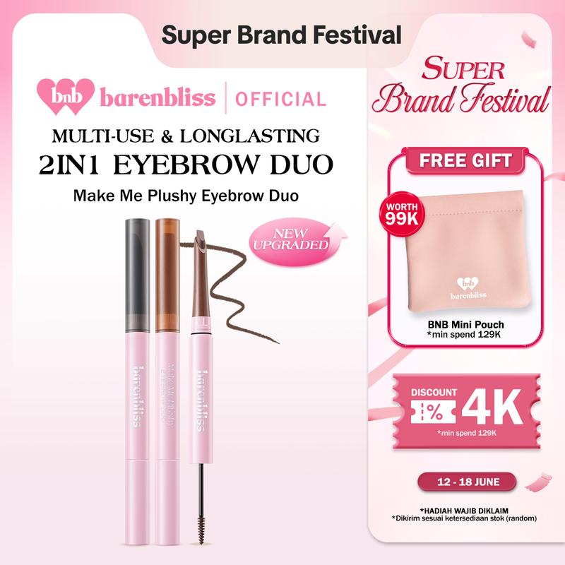 【NEW LAUNCH】BNB barenbliss Make Me Plushy Eyebrow Duo | 2-in-1 - Shop ...