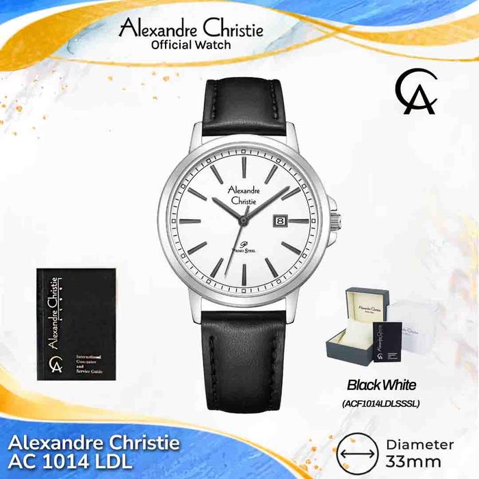 Promo Alexandre Christie Jam Tangan Wanita AC 1014 LDL Analog Leather ...