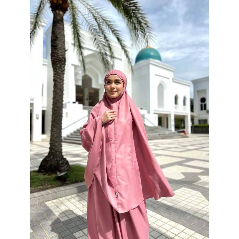 Shashe Telekung Travel Premium Free Pouch Beg - Sulam - TikTok Shop ...