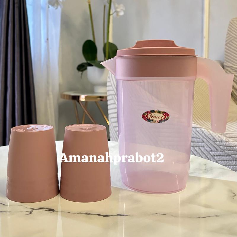 Eskan Teko Rei 1ltr Free 2Gelas Teko Mini Rei Teko Air Minum Food Grade ...