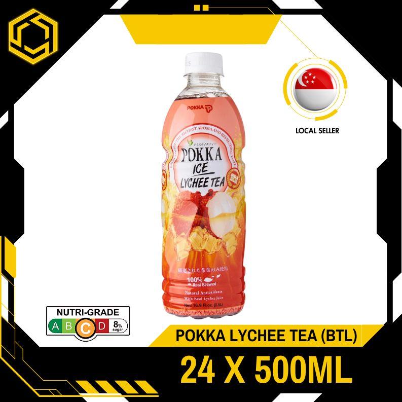POKKA Lychee Tea 500ML X 24 (BOTTLE) - TikTok Shop Singapore