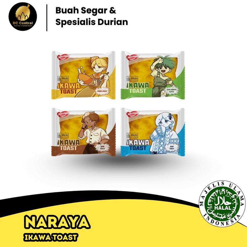 IKAWA TOAST Roti Naraya Ikawa Panggang Sandwich Butter Roti Viral Aneka ...