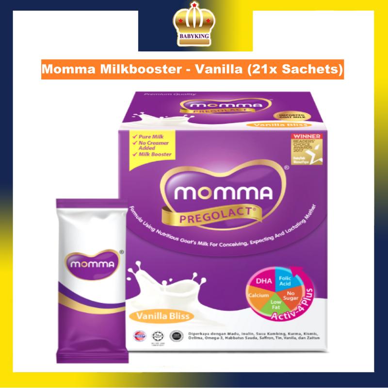 MOMMA® Pregolact® Vanilla 420g (21x Sachets/Box)Tambah Susu Penggalak ...