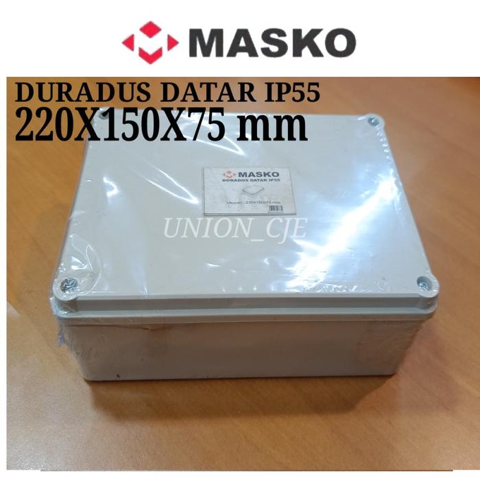 Jual MASKO Duradus Putih Datar/Tanpa Lubang- Polos/dengan Lubang-Box ...