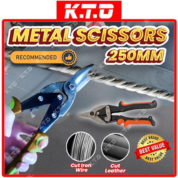 250MM Metal Zinc Scissors Aviation Tin Snip Straight Cutting - TikTok ...