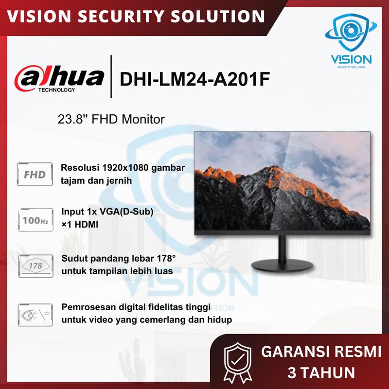 Monitor Dahua LED 24 inch LM24-A201F HD+ VGA 100Hz Best Seller - Shop ...