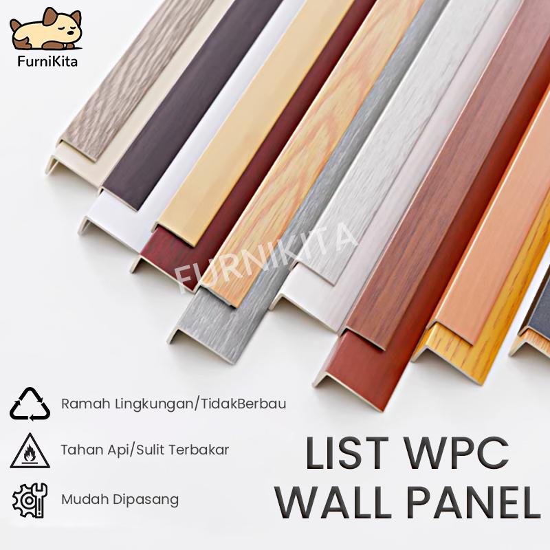 Trim panel dinding WPC setiap trim panel dinding bahan PVC /Garis ...