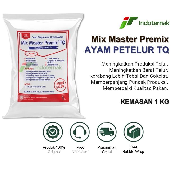 MIX MASTER PREMIX LAYER TQ- Suplemen Pakan Untuk Ayam Petelur - Shop ...