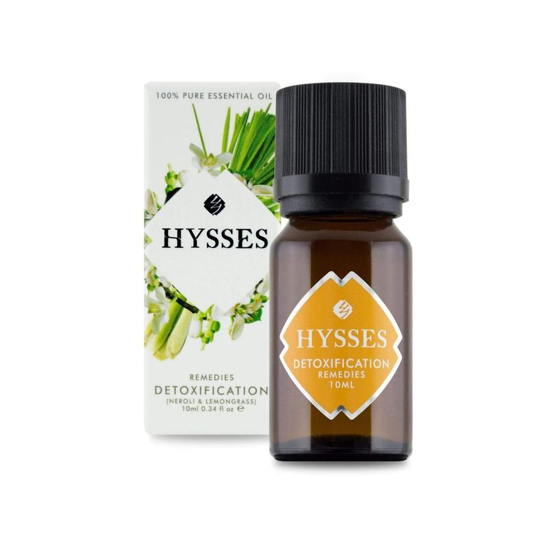 HYSSES Essential Oil Remedies, Detoxification (Neroli & Lemongrass ...