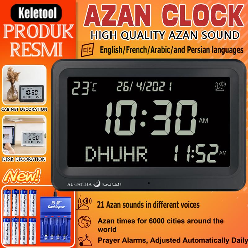 Jam Azan Prayer time clock praying clock Azan Clock Muslim Prayer ...