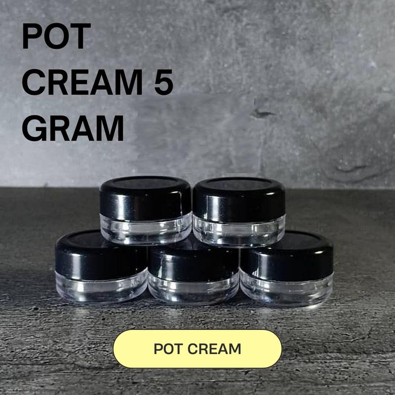 Pot cream 5 gr putih/ wadah cream POT KOSONG - Shop | Tokopedia