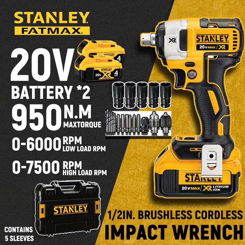 Stanley-20V- impact wrench 950Nm Brushless Cordless electric - TikTok ...