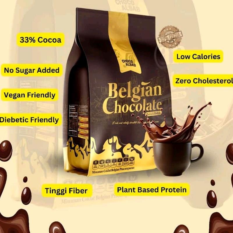 Belgian Chocolate Drink Choco Albab healthier choice chocolate - TikTok ...