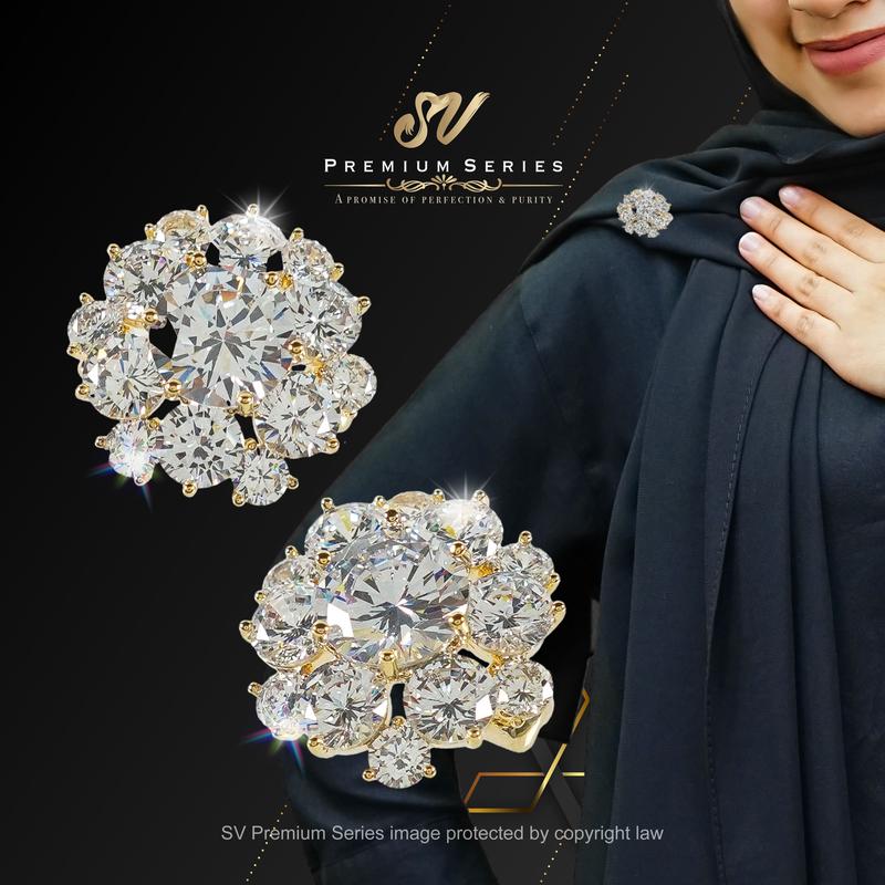 Sv Premium Hijab Brooch Elegant Austria Kerongsang Bunga Women - TikTok ...