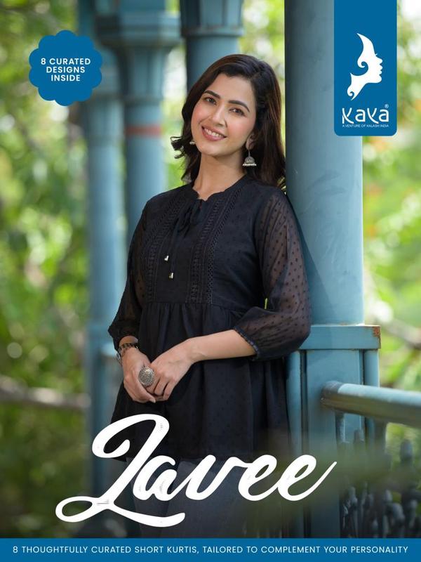 KAYA LAVEE GEORGETTE / CHIFFON SHORT KURTI TOPS AMAZING CATALOGUE ...