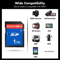 Promo INDMEM SD Card 512MB 1GB 2GB 4GB 8GB 16GB 32GB SD SDHC Class 4 10 ...