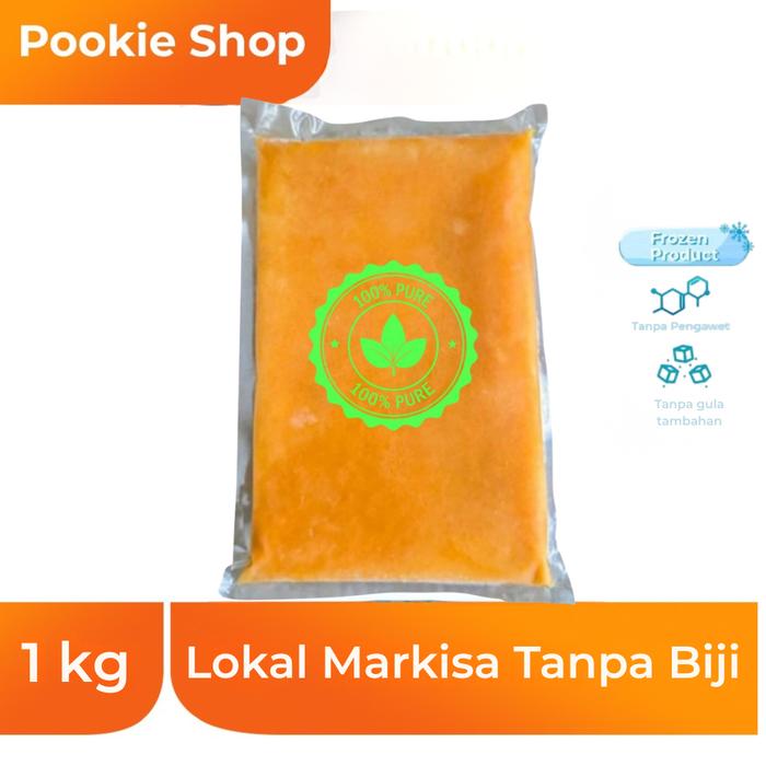 Jual Frozen Passion Fruit Seedless/Markisa Tanpa Biji 1 Kg - Jakarta ...