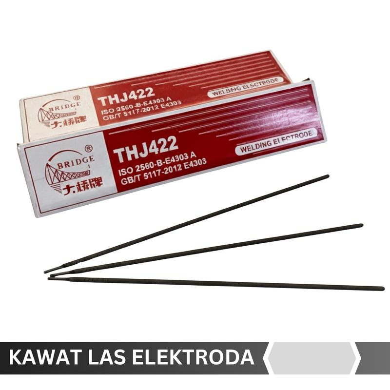 (Perpack 2.5kg) Bridge Kawat Las Elektroda THJ422 2.5 x 300 mm MMA ARC ...
